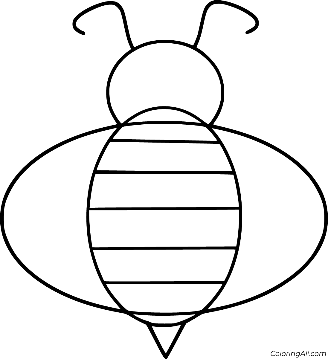 Bee Coloring Pages (64 Free Printables) - ColoringAll