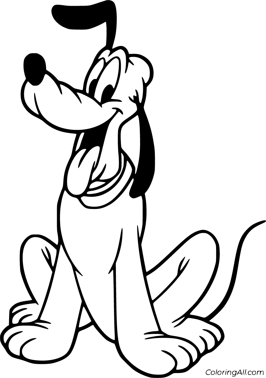 Pluto Coloring Pages (45 Free Printables) - ColoringAll