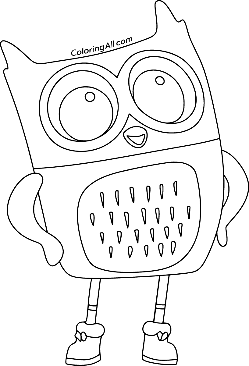 Eva the Owlet Coloring Pages (25 Free Printables) - ColoringAll