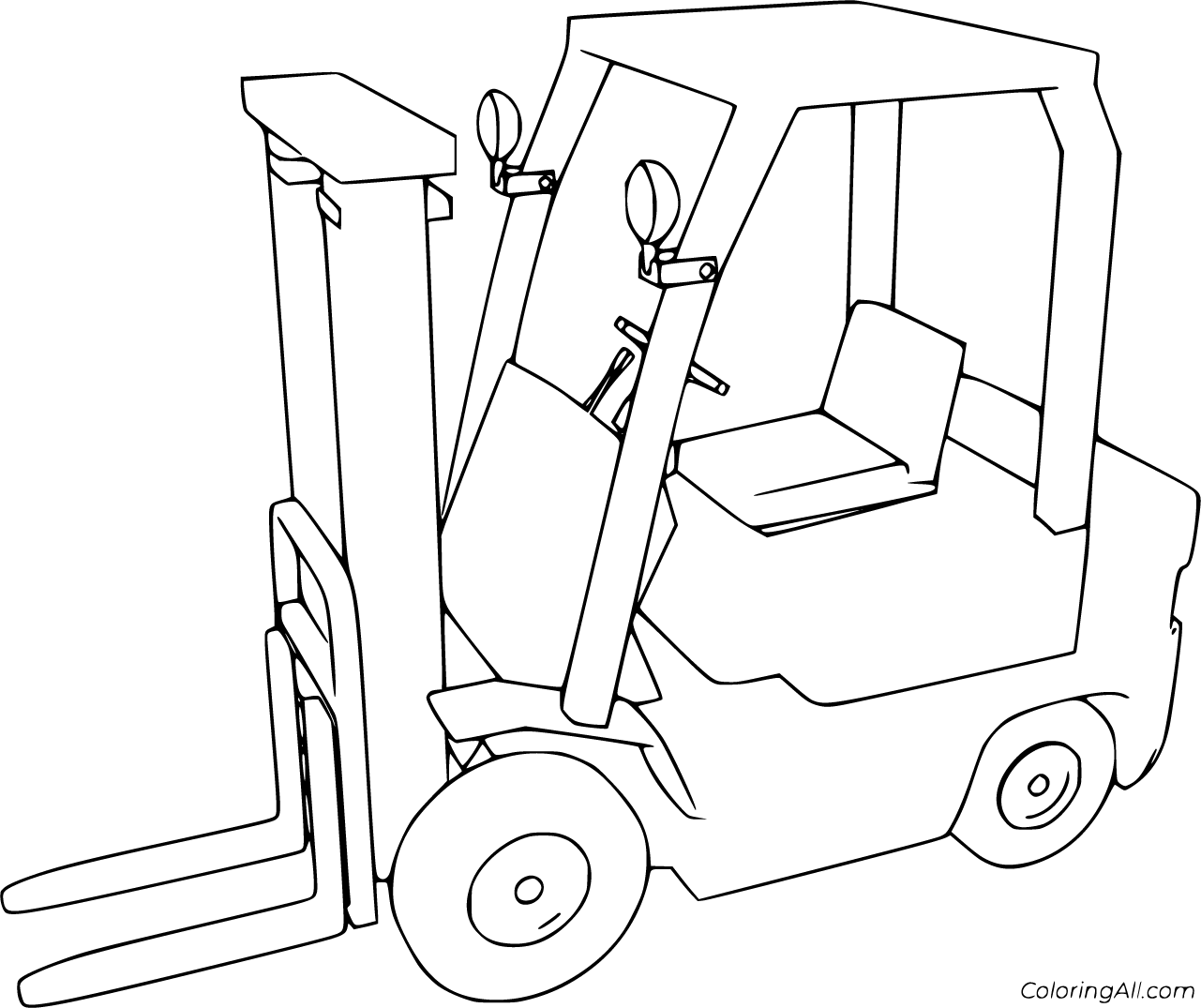 Coloring Pages Loaders Forks