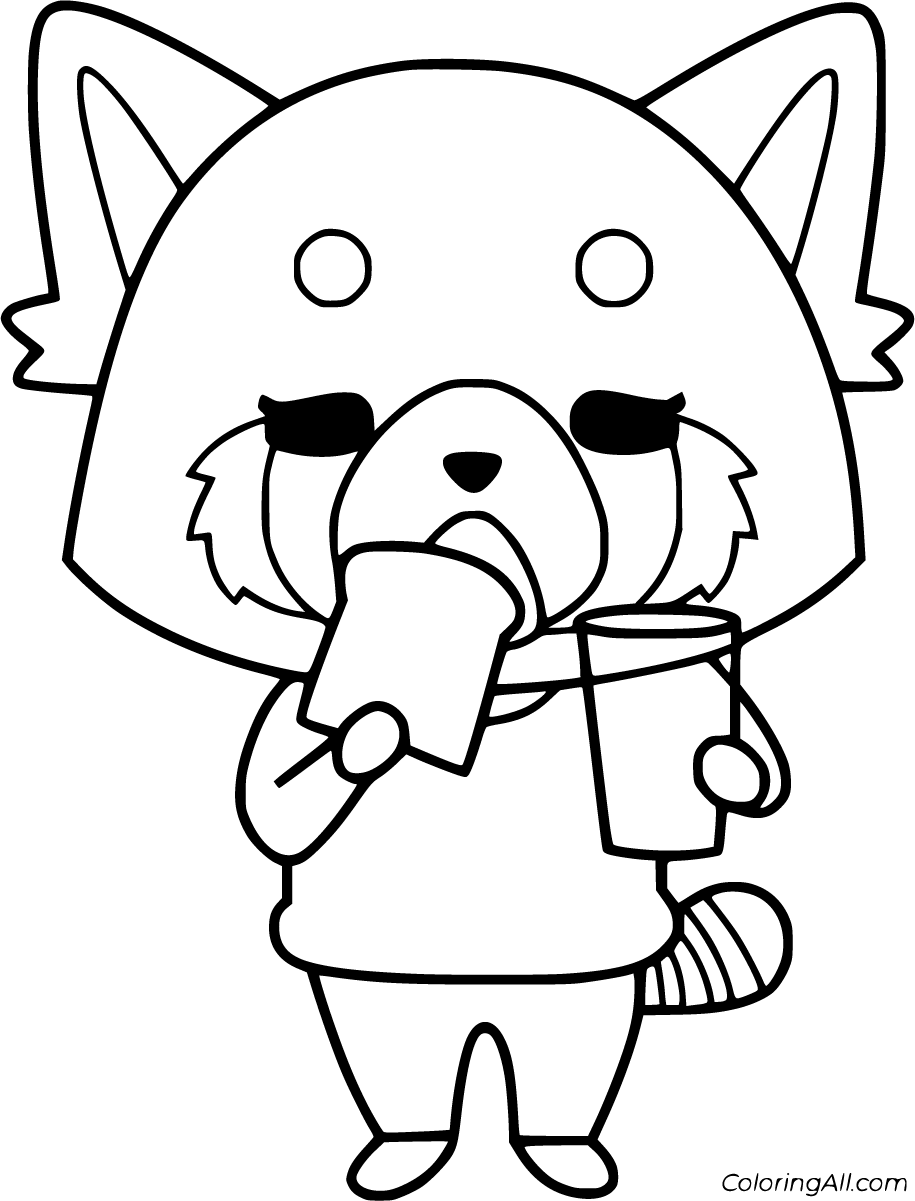 Aggretsuko Coloring Pages (16 Free Printables) - ColoringAll