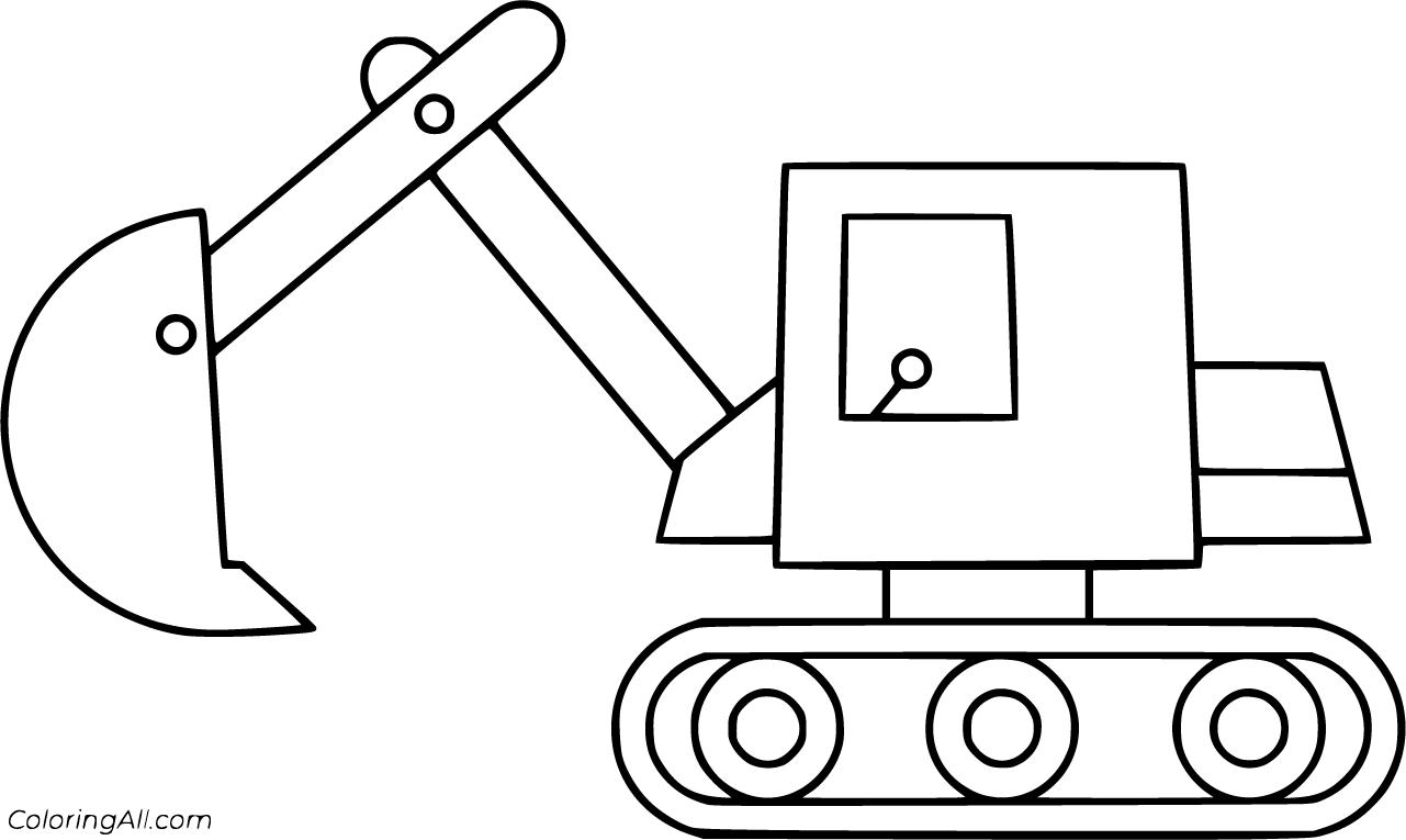 Excavator Coloring Pages (54 Free Printables) - ColoringAll