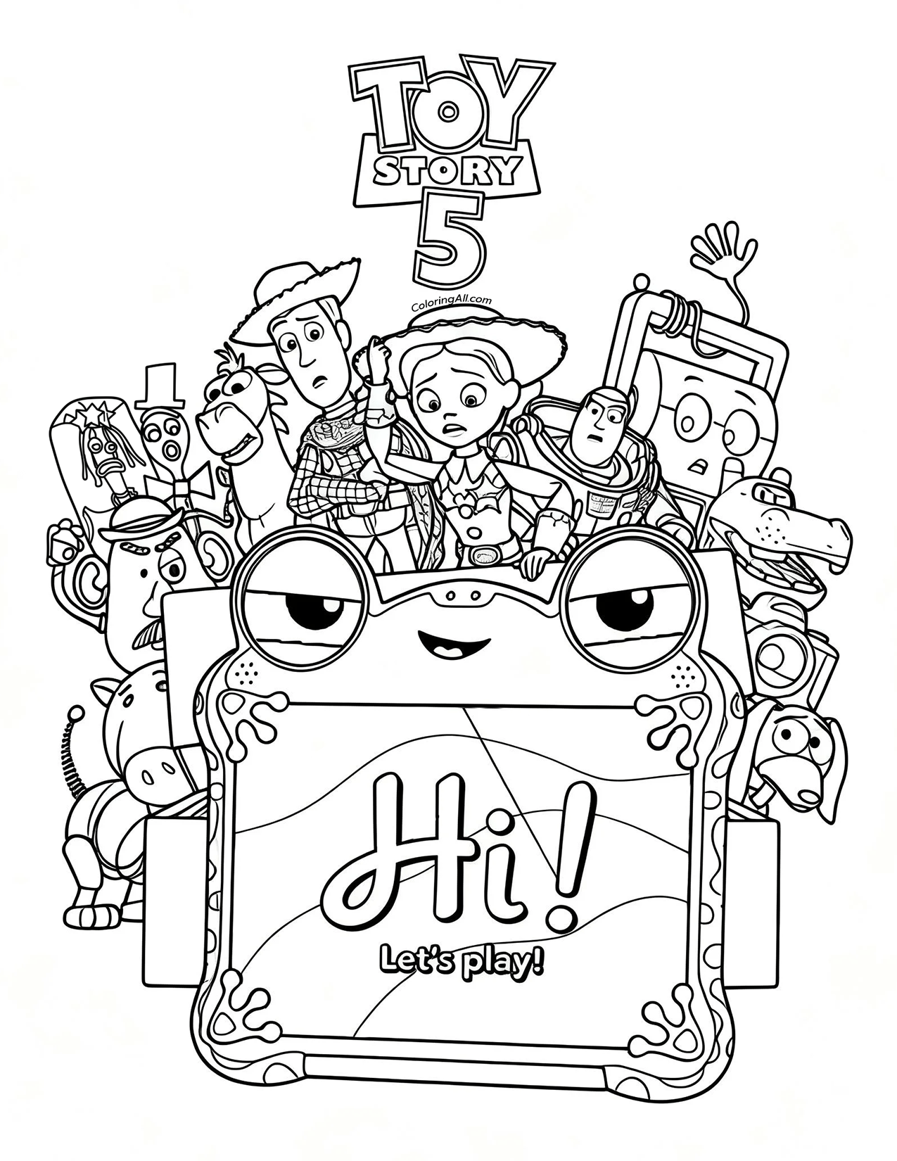 Toy Story 5 Coloring Pages (14 Free Printables) - ColoringAll