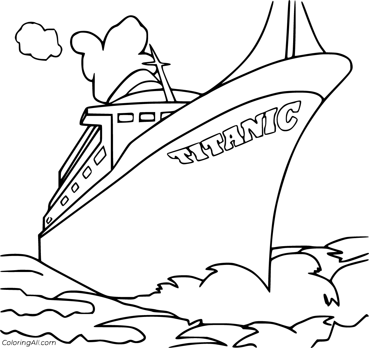 Cruise Ship Coloring Pages (14 Free Printables) - ColoringAll